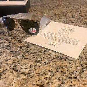 Ray-Ban | Accessories | Limited Edition 8k Solid Gold Polarized Ray Ban ...